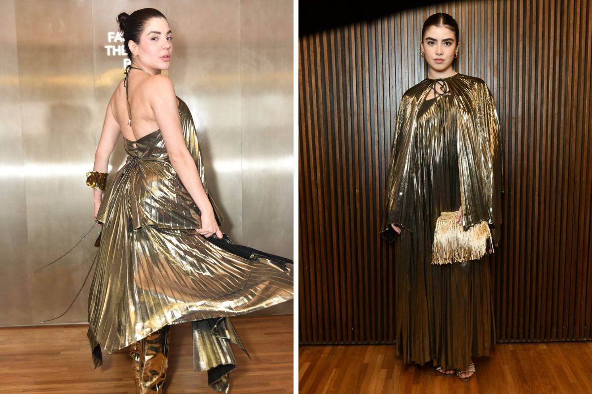 Gkay e atriz Mel Bayde repetem look na SPFW. Veja as fotos! - OFuxico