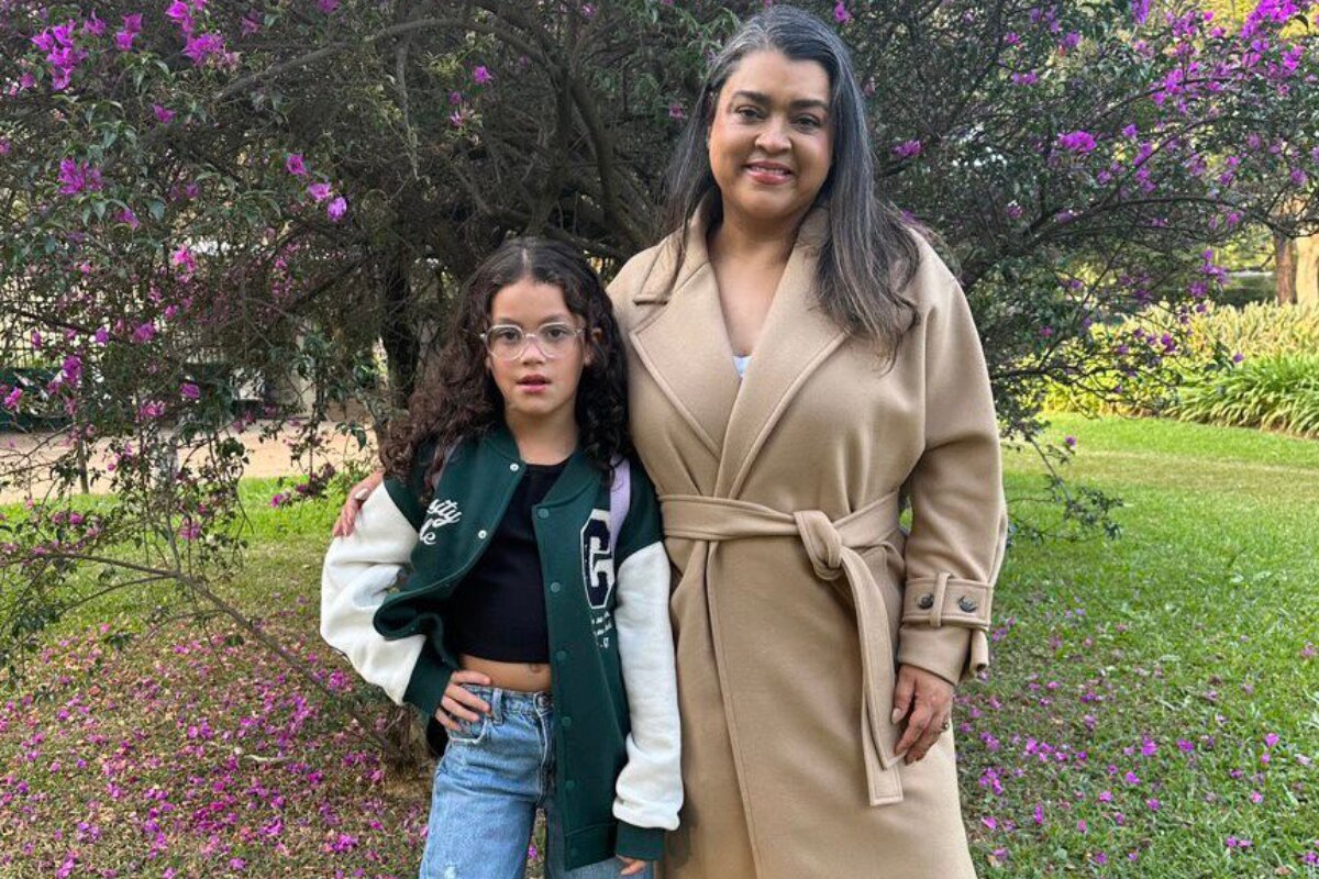 Preta Gil é surpreendida com a visita da neta e se derrete