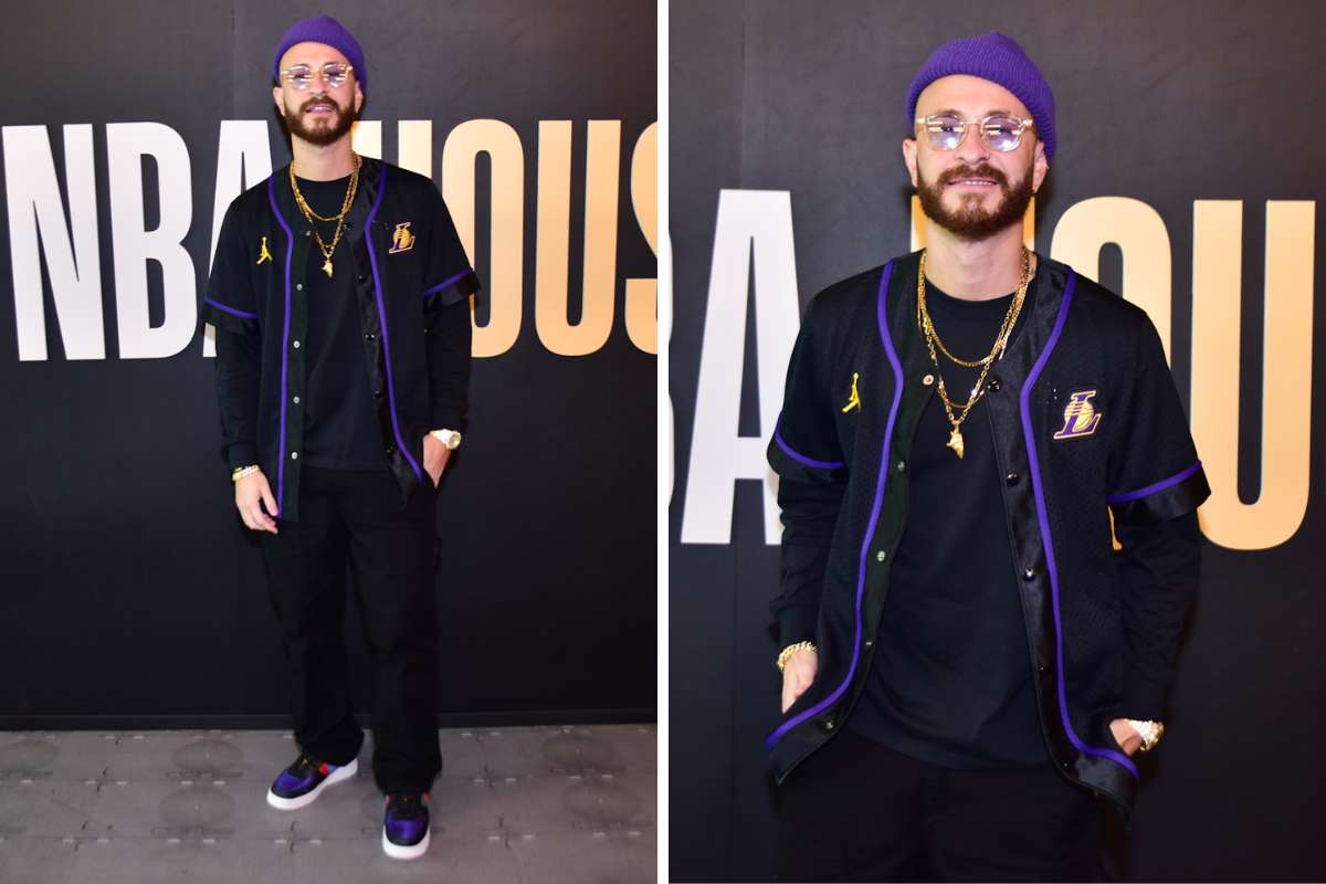 Solteiro, Fred assiste à partida da NBA em São Paulo - OFuxico