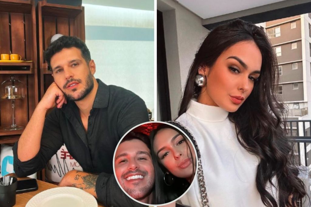 Larissa e Rodrigo Mussi beijam muito em festa. Vídeo!