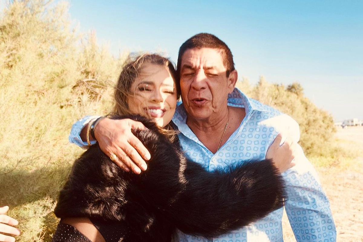 Lexa tieta Zeca Pagodinho: 'Foi tão incrível'