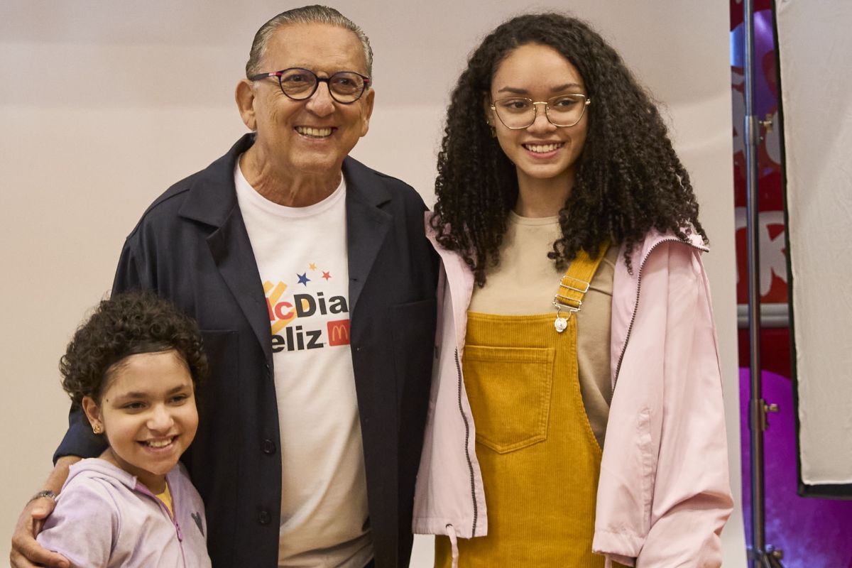 Galvão Bueno se torna embaixador do McDia Feliz 2023 - OFuxico