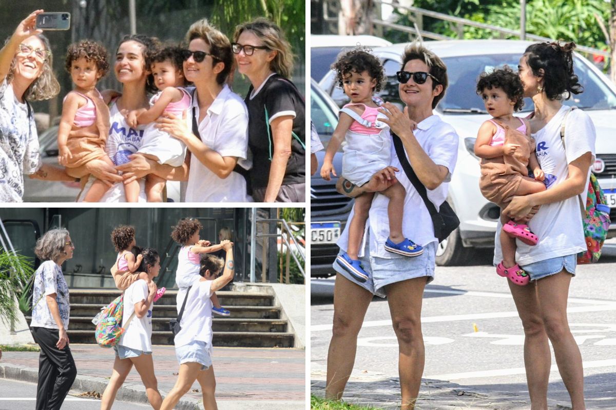 Gêmeas de Nanda Costa e Lan Lanh encantam com roupas combinando