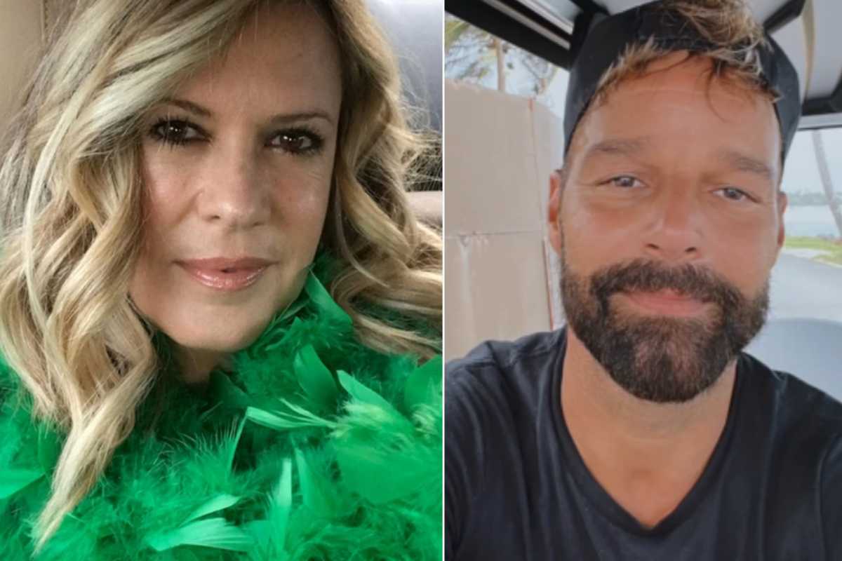 Ricky Martin And Rebecca De Alba