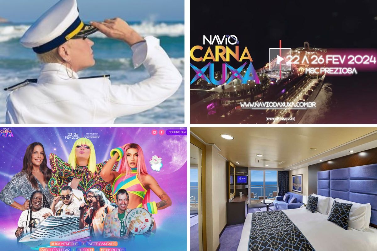 Xuxa: Tudo sobre o Cruzeiro em Alto Mar - OFuxico