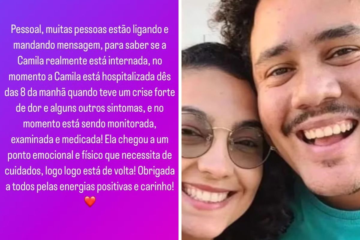 Camila Moura, esposa de Lucas Buda, está internada - OFuxico